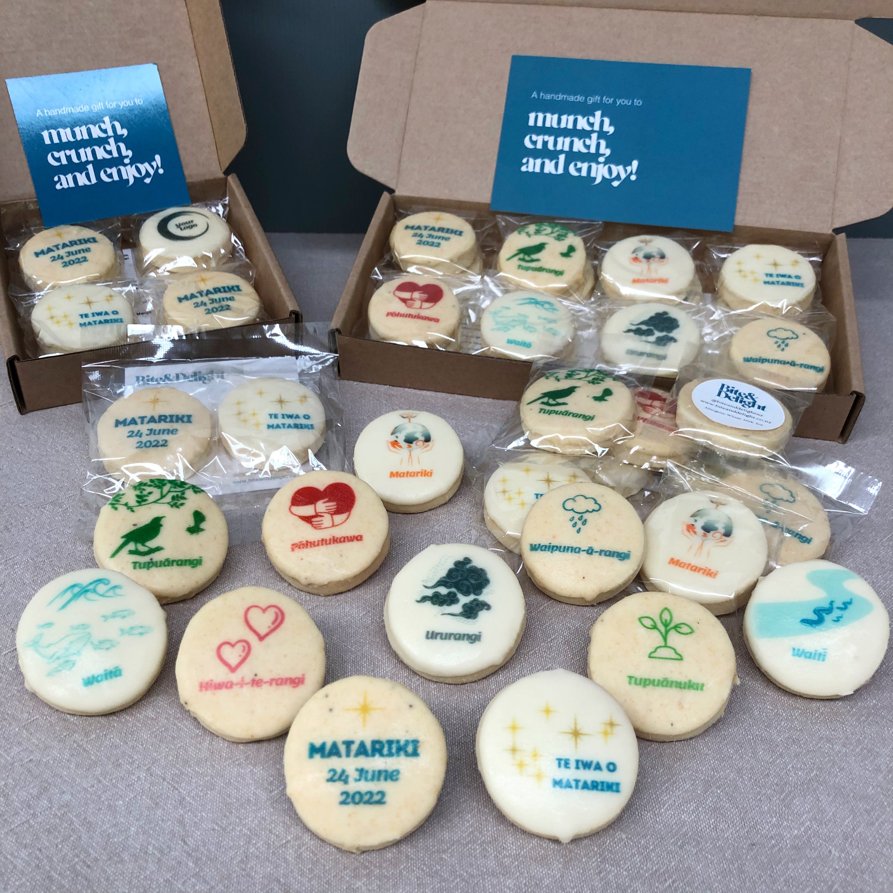 Corporate Branded Cookies – Bite & Delight NZ