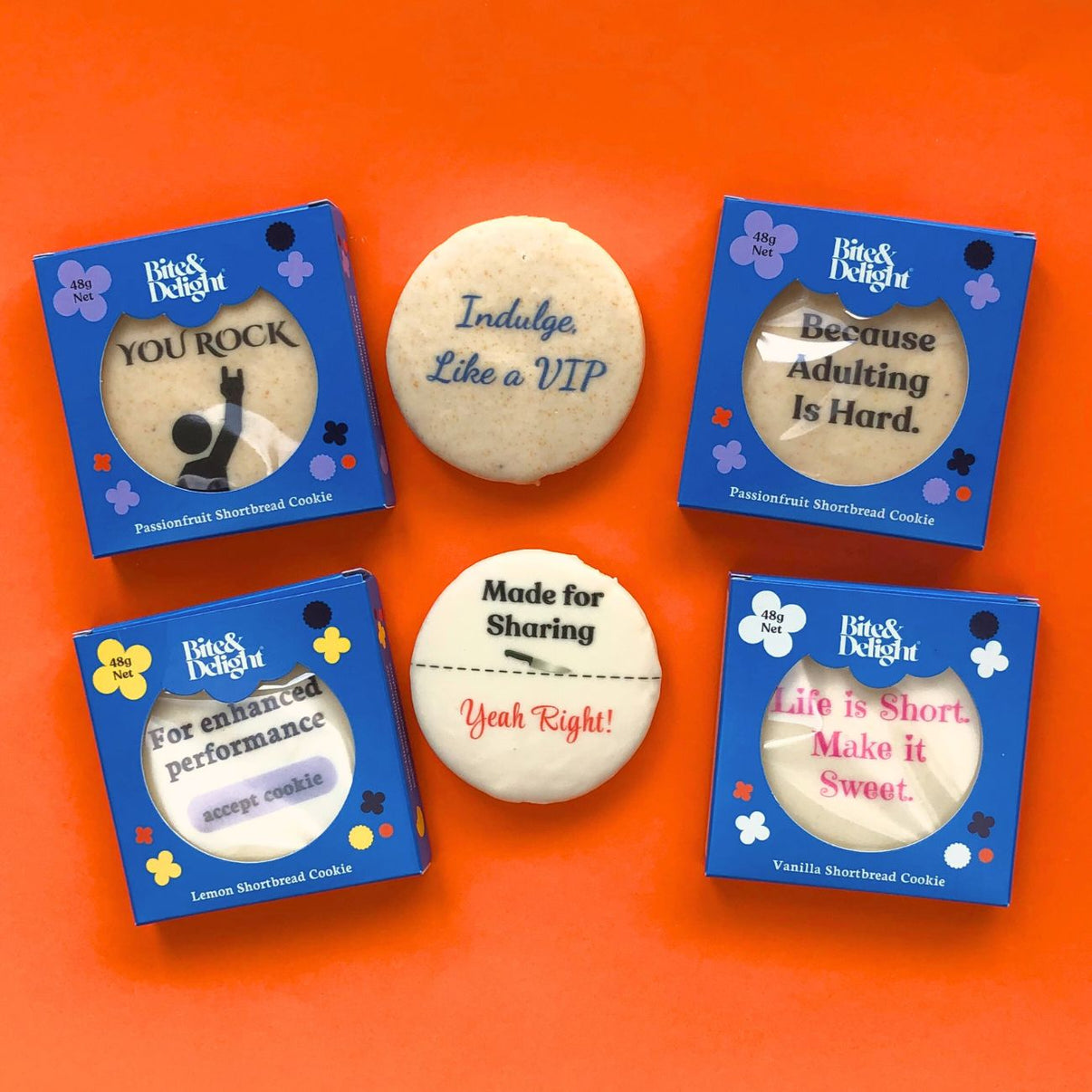 Single Box Individual Cookies (12 pack) – Bite & Delight NZ