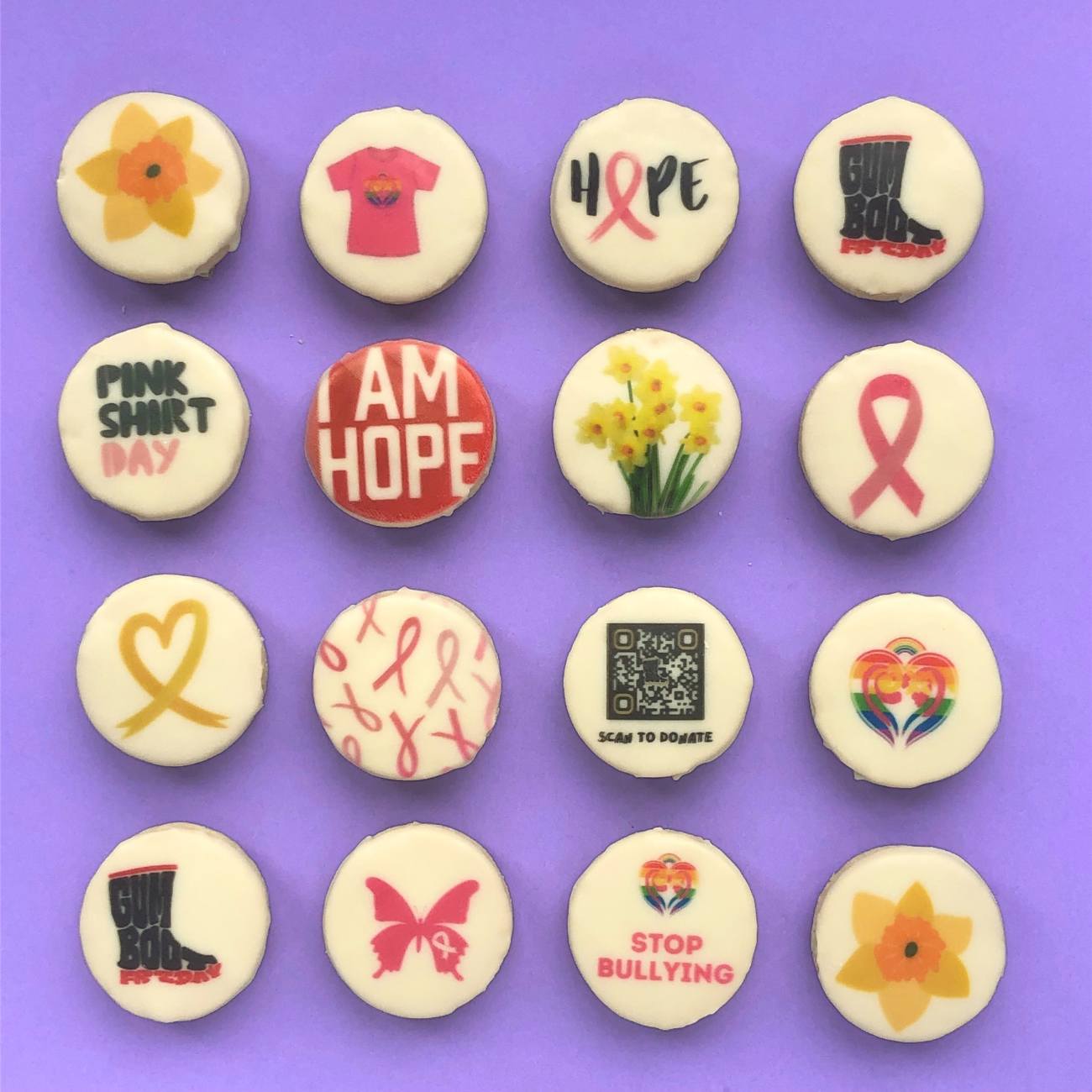 Cookies for Charity Events : Add Your Logo & More . . . – Bite & Delight NZ